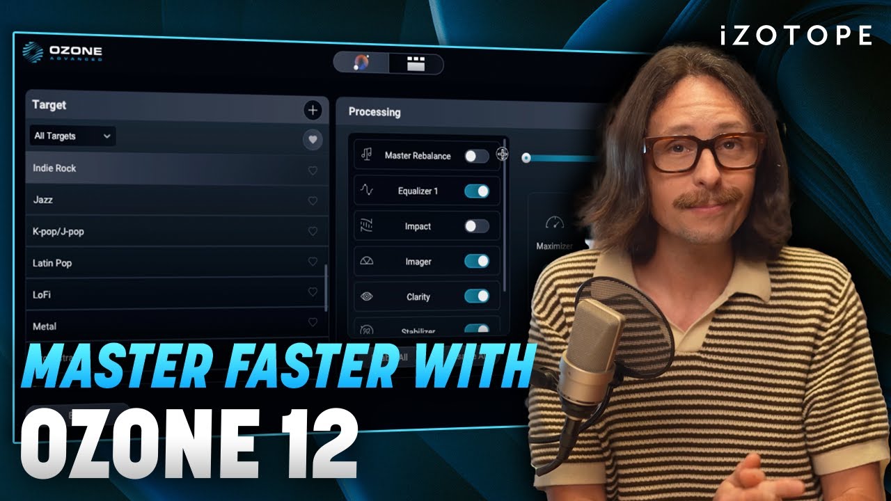 Master faster with iZotope Ozone 12's Custom Master Assistant