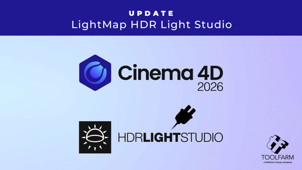 LightMap HDR Light Studio Adds Cinema 4D 2026 Support