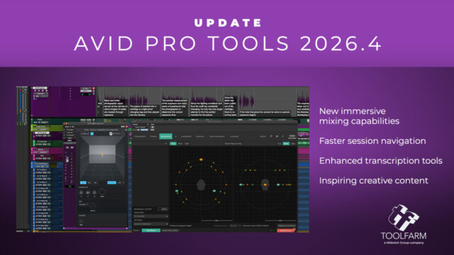 Update: Avid Pro Tools 2026.4 - Track Pin, Massive X Player, and More